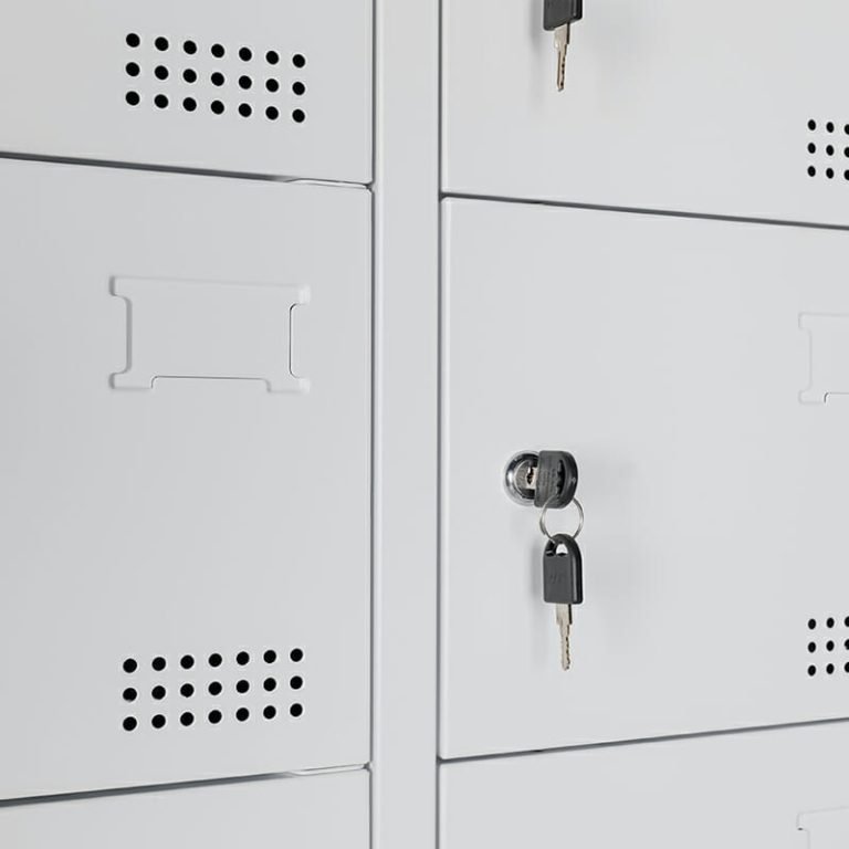 Locker Metálico 12 Puertas MC Blanco Desarmado - Muebles De Oficina En ...
